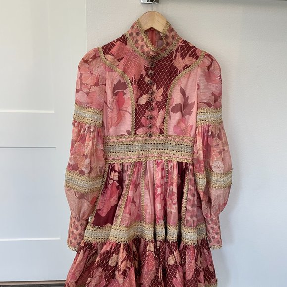 Zimmermann | Dresses | Zimmermann Concert Spliced Trim Dress | Poshmark